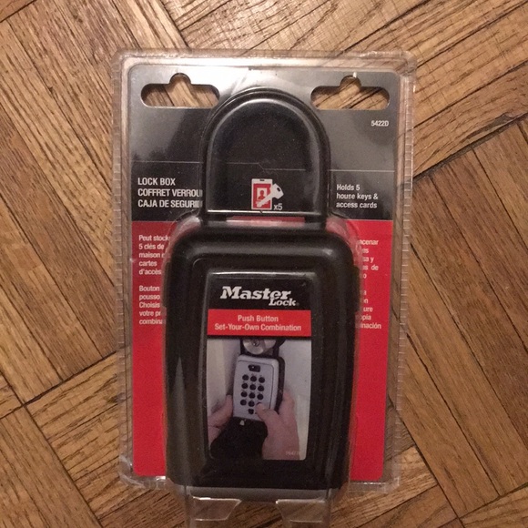 Master Lock | Other | Master Lock Push Button Set Your Own Combination ...